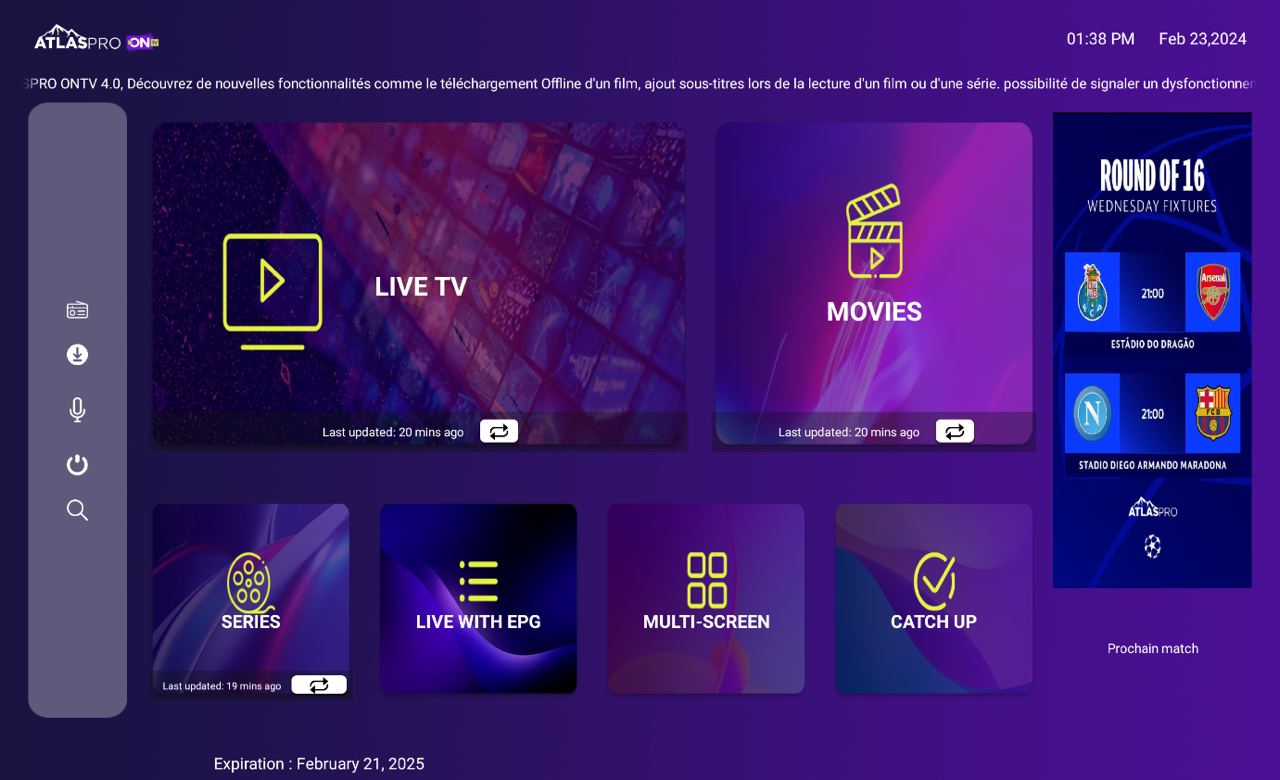 ATLASPRO - LE SITE OFFICIEL ATLASPRO ONTV 4.0